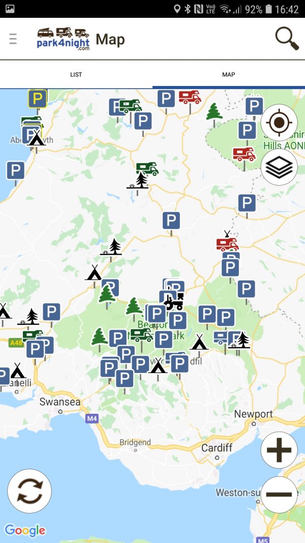 Must Use Apps for Campervans, Wild Camping and Aires in the UK & Europe ...